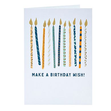 cardfactory "Make A Birthday Wish" Birthday Card