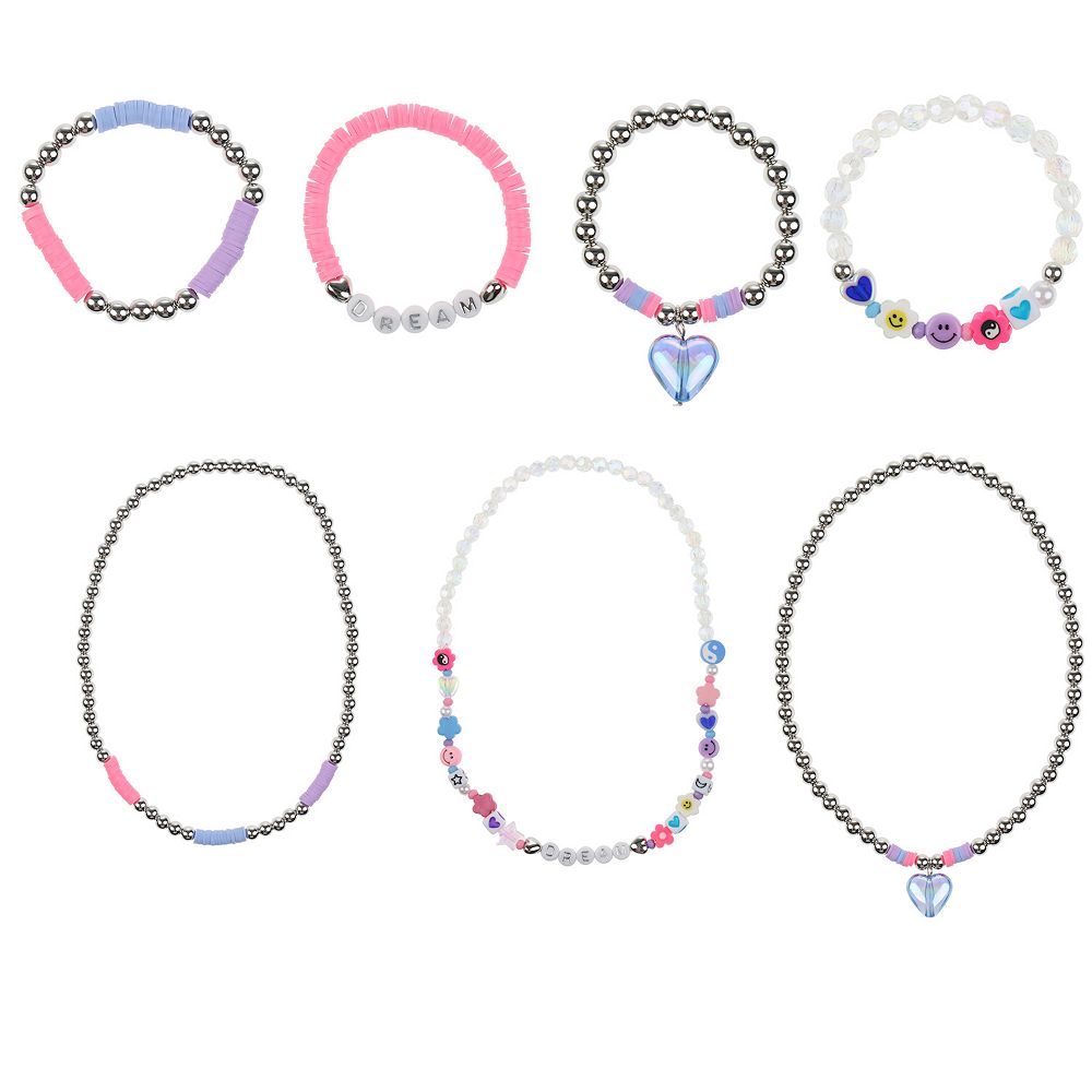 Girls Elli by Capelli 8-pc. Stretch Necklace and Bracelet Set