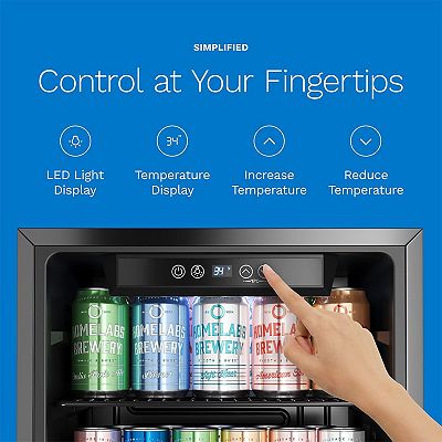120 can mini fridge with glass door store