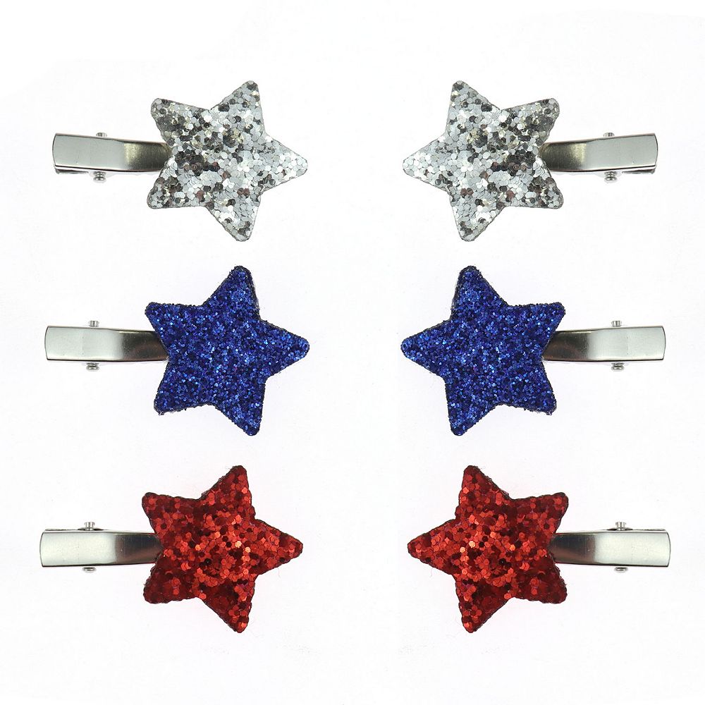 Celebrate Together™ 6-pk. Americana Star Hair Clip Set