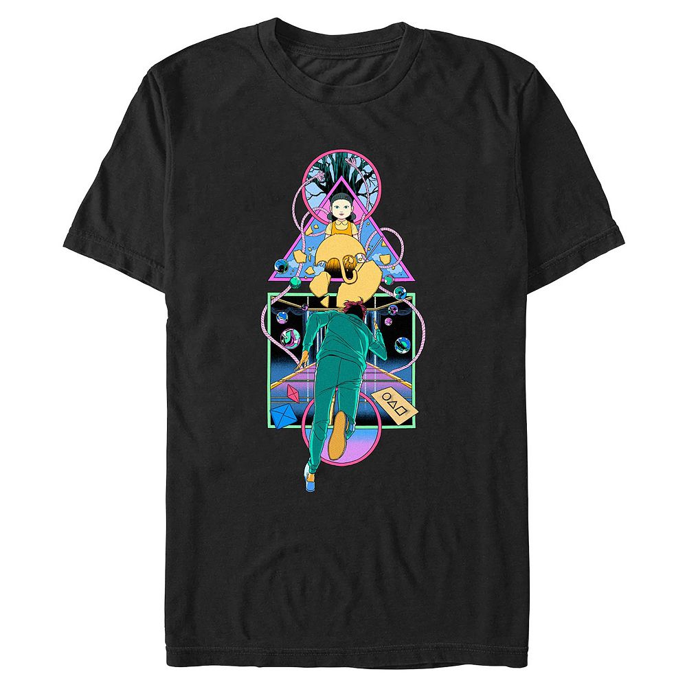 Men's Squid Game Running Through Obstacles Graphic Tee