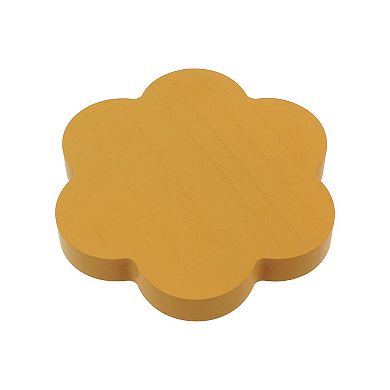 Everyday Decor Yellow Flower Wood Riser Table Decor