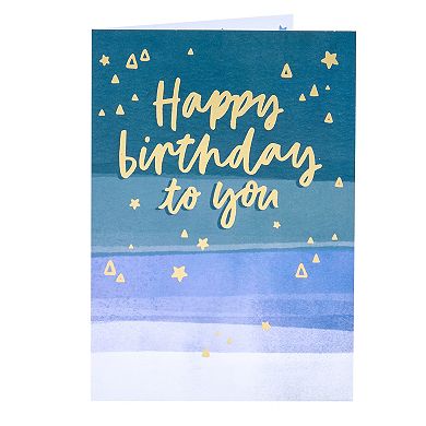 Card Factory "Happy Birthday to You" Gold Foil Greeting Card