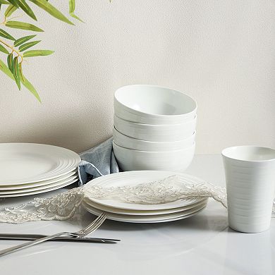 Stone Lain Eleanor Bone China 32-Piece Dinnerware Set