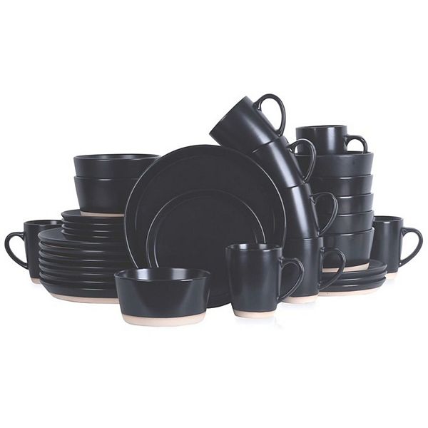 Stone Lain Jules Stoneware 32-Piece Dinnerware Set