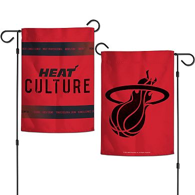 WinCraft Miami Heat 2024/25 City Edition 12" x 18" Two-Sided Garden Flag