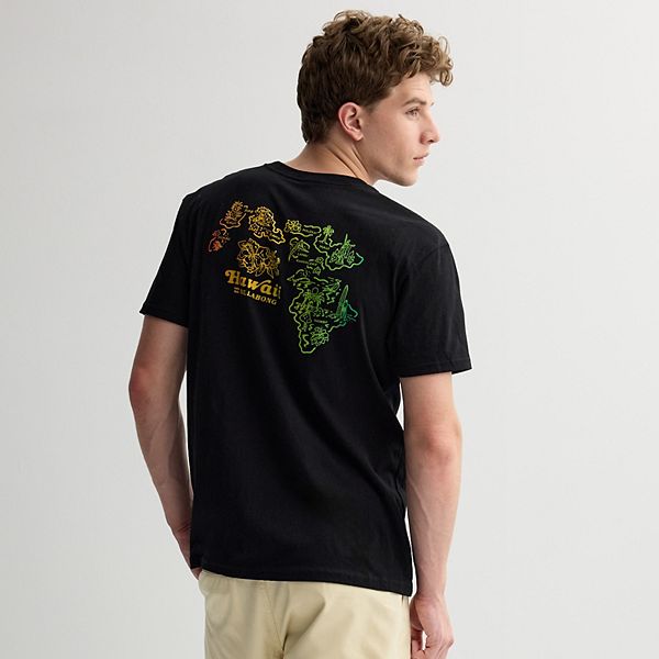 Men's Billabong Hawaii Islands Short Sleeve Graphic Tee