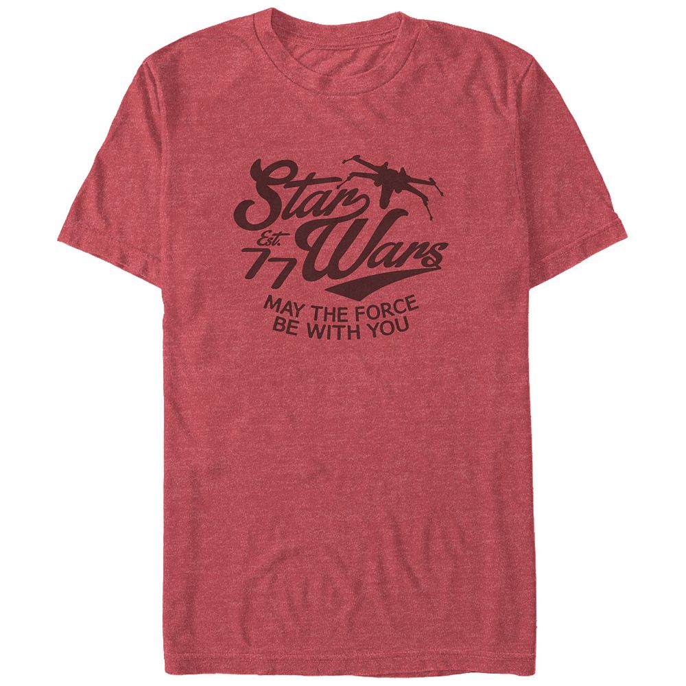 Big & Tall Star Wars May The Force Be With You Graphic Tee