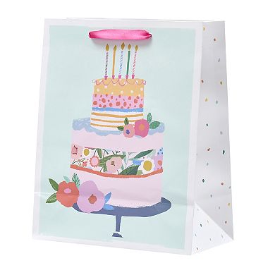 cardfactory Birthday Cake Large Gift bag