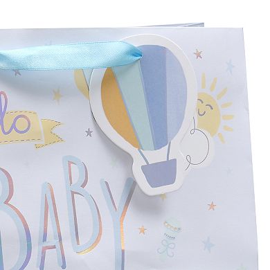Card Factory Blue "Hello Baby Boy" Gift Bag