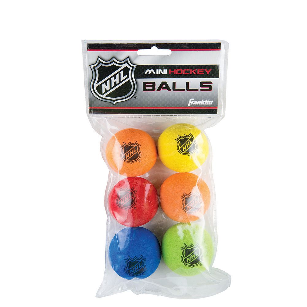 Franklin Sports Mini Foam Indoor Hockey Balls 6-piece Set