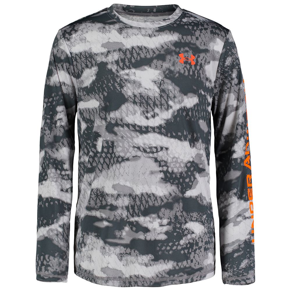 Boys 8-20 Under Armour Fish Species Camouflage Long Sleeve Shirt
