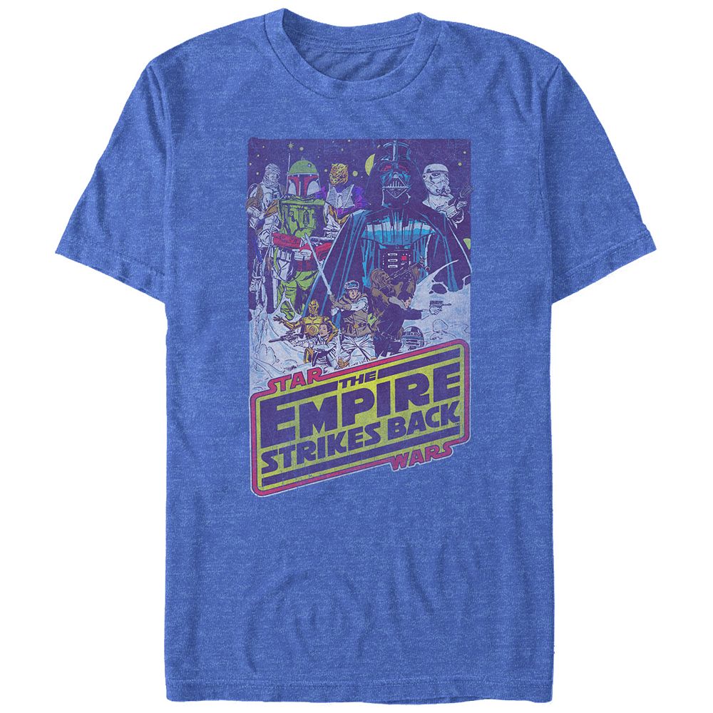 Big & Tall Star Wars The Empire Strikes Back Poster Graphic Tee