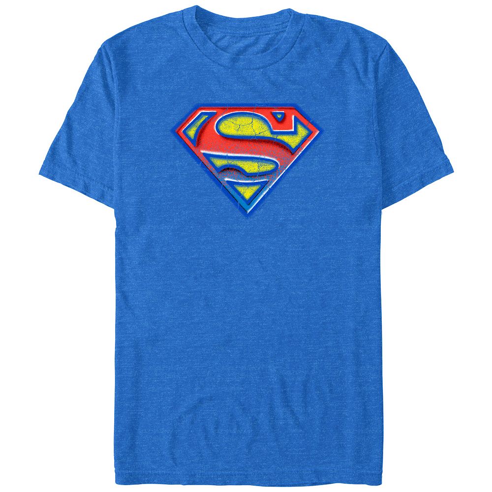 Big & Tall DC Comics Superman Distressed Style Logo Graphic Tee