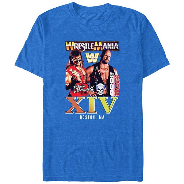 Big & Tall WWE WrestleMania XIV Poster Graphic Tee