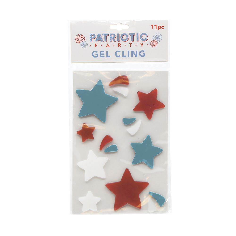 USA & Stars 11-pc. Gel Cling Set