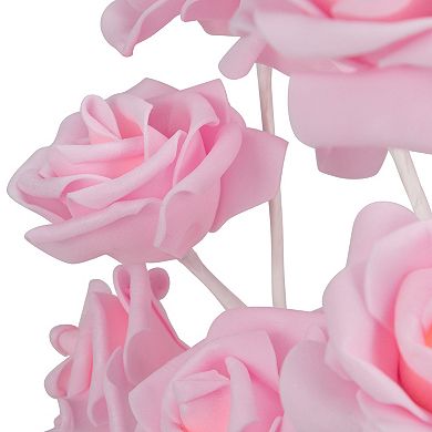 Northlight LED Lighted Rose Flower Tree Decoration