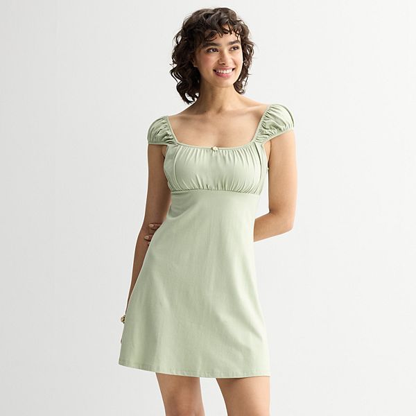 Juniors' SO® Cap Sleeve Mini Dress