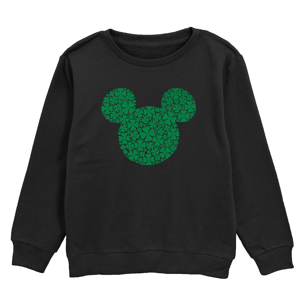 Disney's Mickey Mouse Clover Print Head Boys 8-20 Graphic Fleece