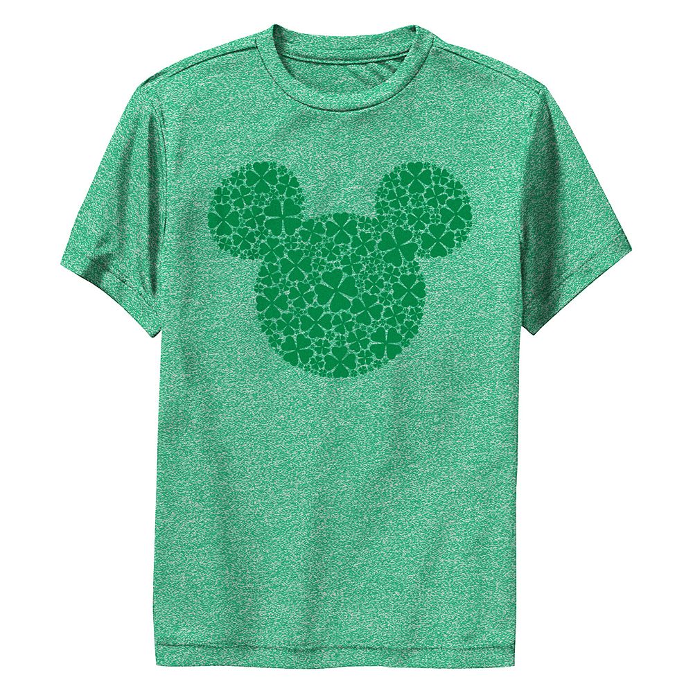 Disney's Mickey Mouse Clover Print Head Boys 6-20 Graphic Performance Tee