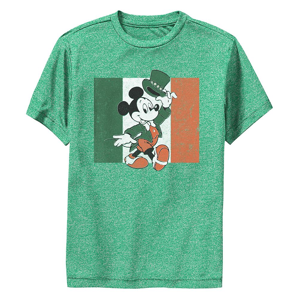 Disney's Mickey Mouse Irish Flag Boys 8-20 Graphic Performance Tee