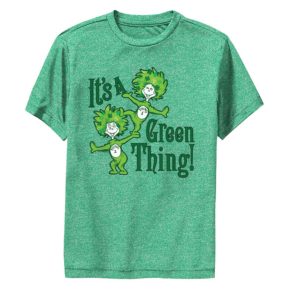 Boys 6-20 Dr. Seuss It's A Green Thing Graphic Performance Tee