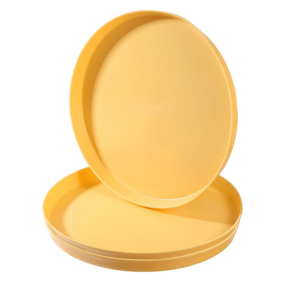 9"x1" Round Restaurant Serving Trays, 3 Pack Food Service Tray