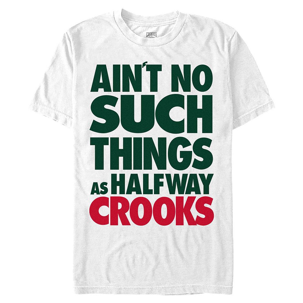 Men's Crooks And Castle No Such Things As Halfway Crooks Graphic Tee