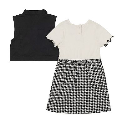 Girls 4-6x Little Lass 2-pc. Vest & Dress Set