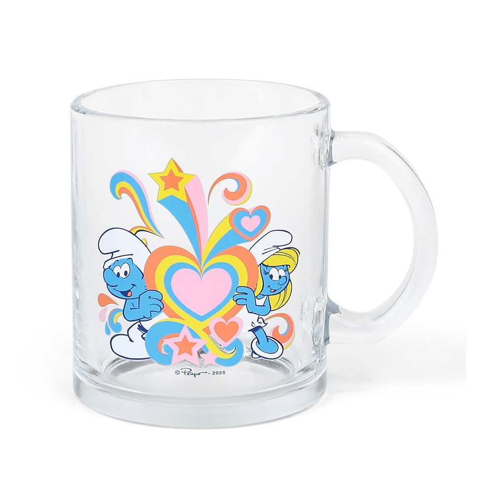 Paramount Smurfs Glass Coffee Mug