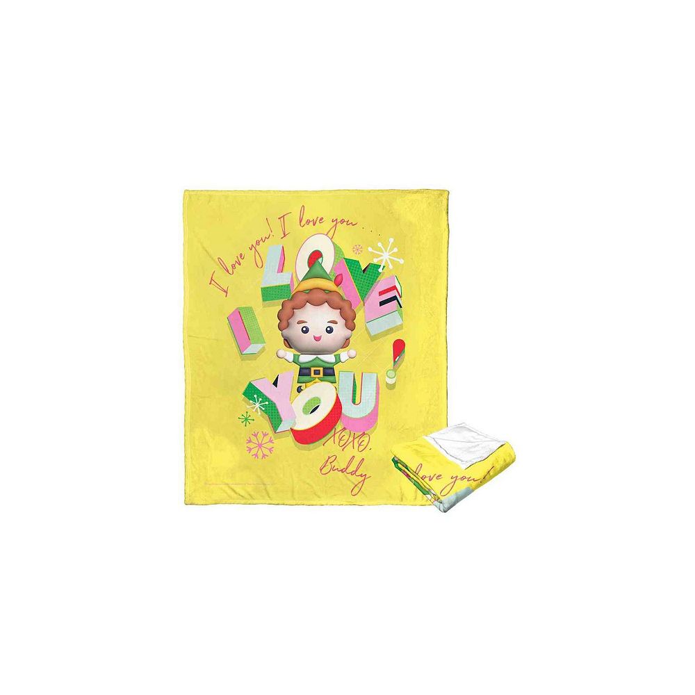 Warner Bros. Elf I Love You Silk Touch Throw Blanket 50x60 Inches