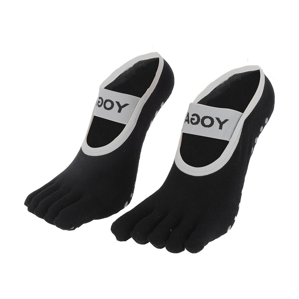 Solid Color Yoga Five Toe Socks Durable Socks for Women 1 Pair