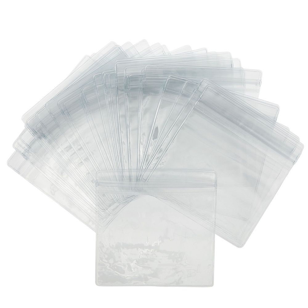 100 Pack Small Plastic Jewelry Bags for Earrings, Necklaces, 4.4 x 4.4 In