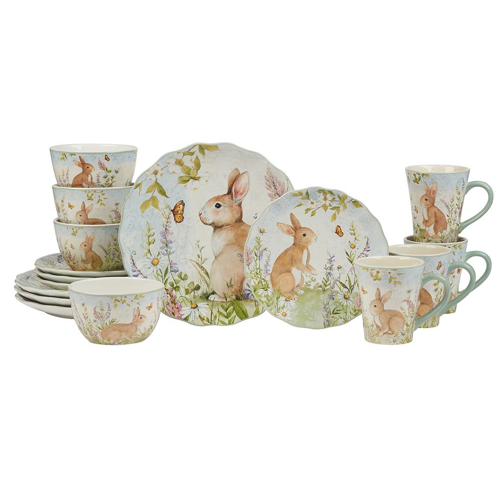 Certified International 16-pc. Easter Meadow Dinnerware Set