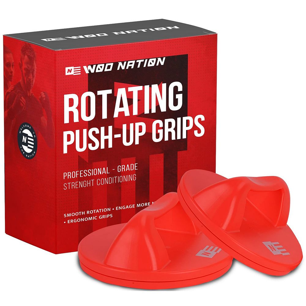 Rotating Push Up Bars, Pushup Handles For Floor With Wide Grips, Non ...