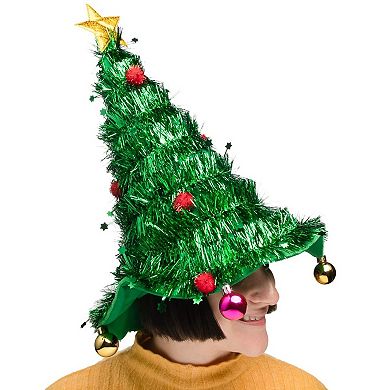 Christmas Tree Hat (3 Pack), Humorous 18” Decorated Christmas Tree Hat