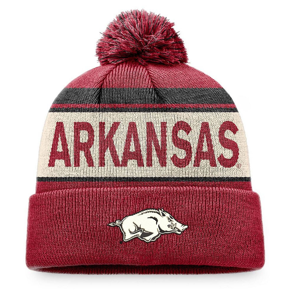 Men's Top of the World Cardinal Arkansas Razorbacks Prime Cuffed Knit ...