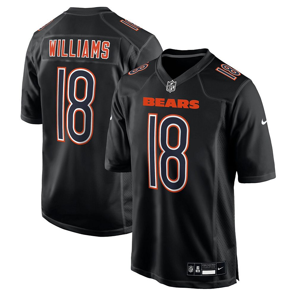 Men's Nike Caleb Williams Carbon Black Chicago Bears Fashion Jersey