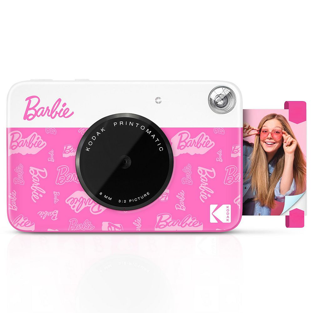 Barbie x Kodak Printomatic 2x3” Instant Print Camera, 5MP Portable ...