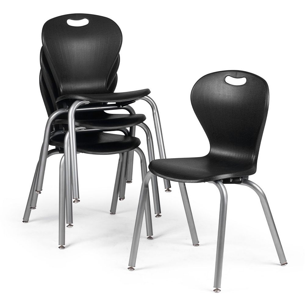 School Student Stack Chair - Ergonomic Molded Seat Shell with Robust ...