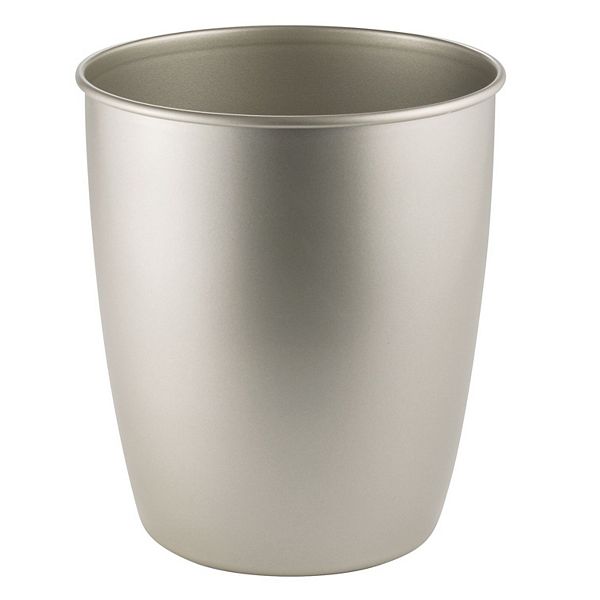 iDesign Hamilton Wastebasket Trash Can - Satin