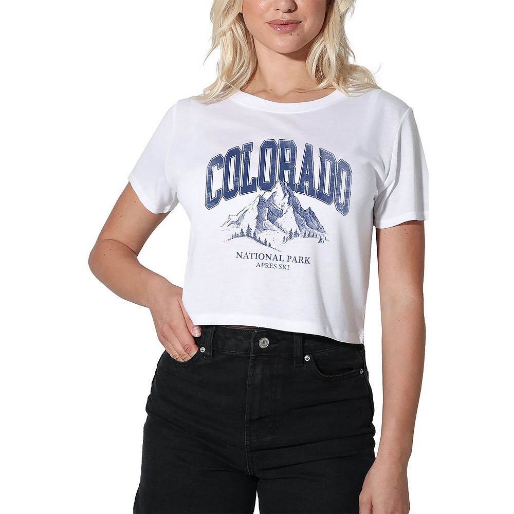 Women's Suburban Riot Colorado National Park Dylan Cropped Graphic Tee