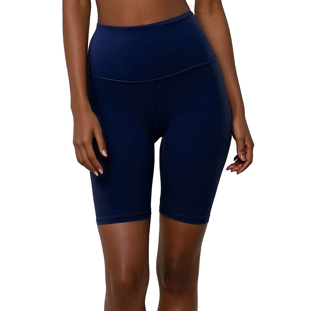 Women's Tummy Control Long Bike Swim Shorts