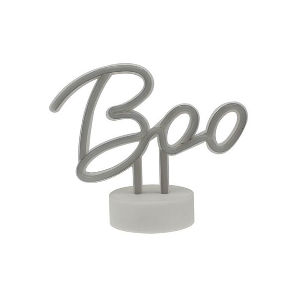 Celebrate Together™ LED Neon Boo Sentiment Table Decor