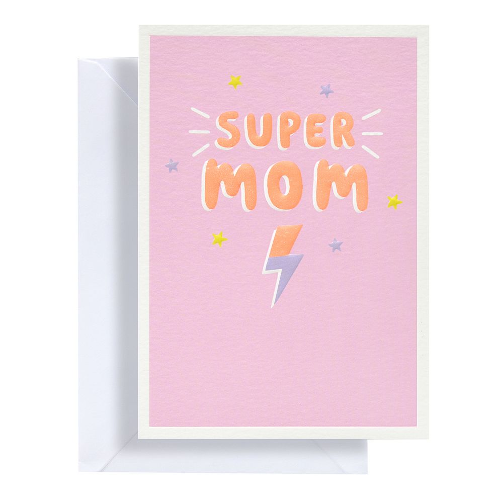 Card Factory "Super Mom" Mother’s Day Greeting Card