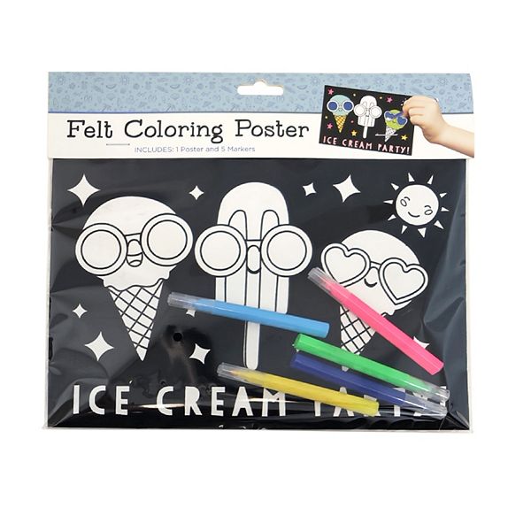 Kids' DIY Felt Coloring Activity