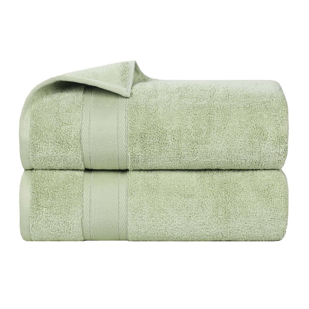 SUPERIOR Belmont Zero Twist Cotton Medium Weight Absorbent Bath Towel Set