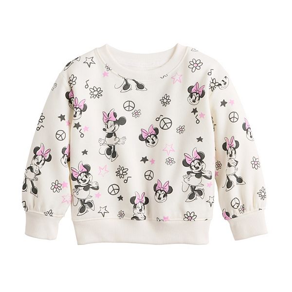 Girls 4-12 Jumping Beans® Disney's Core Fleece Crew Sweatshirt