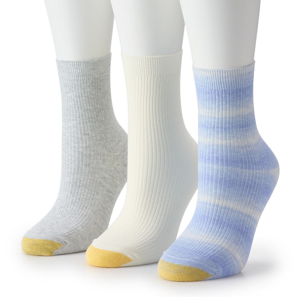 Women's GOLDTOE® 3-pk. Gradient Midi Socks Set