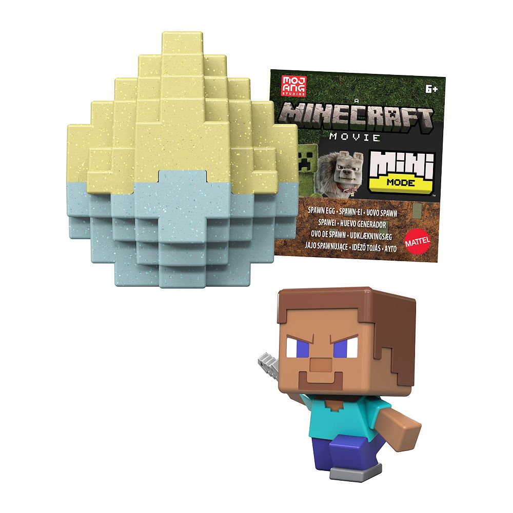 Minecraft Mini Mode Spawn Egg Slasher Steve Mini Figure Inspired the Movie